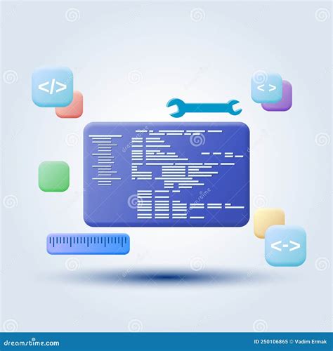 Program Coding Seo Optimization Application Development Cartoon Vector Concept Stock Vector