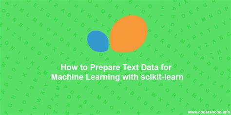 How To Prepare Text Data For Machine Learning With Scikit Learn Codershood