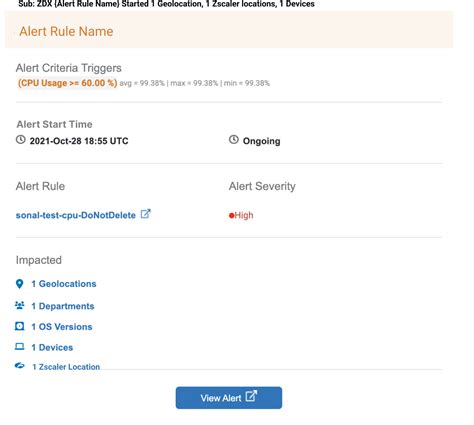 Understanding The Alert Email Zscaler