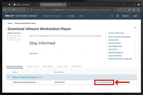 How To Install VMware Player On Linux Mint 21