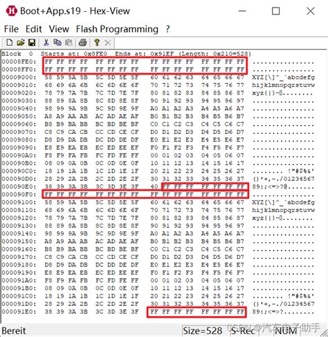 【嵌入式烧录 刷写文件】 1 5 fill填充motorola s record s19 srec mot sx 文件 s19文件中怎么找