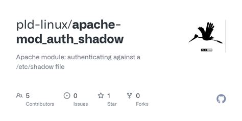 GitHub Pld Linux Apache Mod Auth Shadow Apache Module Authenticating Against A Etc Shadow File