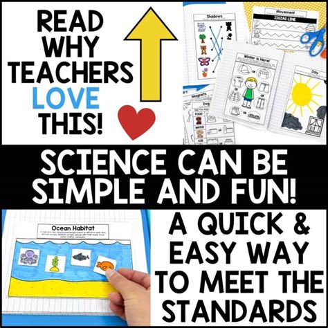 Interactive Science Notebook Cover And Activities Pre K Preschool