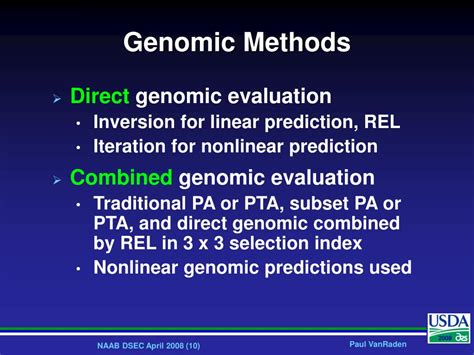Ppt Genomic Prediction Results Powerpoint Presentation Free Download Id 4049231