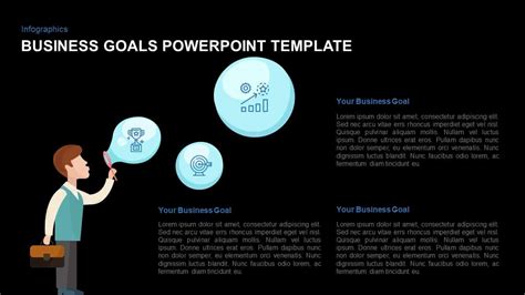 business goals powerpoint template and keynote slide