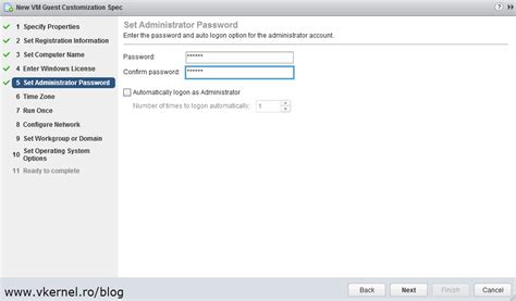 Creating And Using Vmware Guest Customization Specification Adrian