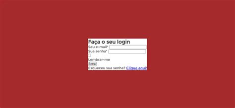 Formulário De Login Em Html E Css Criando Seu Projeto