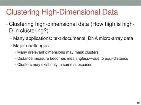 cs data mining techniques chapter 9 clustering 2 ppt download