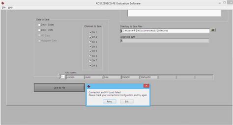Starterware ADS1299EEGFE PDK Firmware Loading Fail Issue Data Converters Forum Data