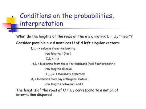 Ppt Sampling Algorithms For L 2 Regression And Applications
