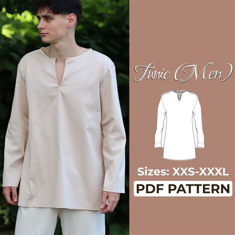 Medieval Tunic Sewing Pattern Tunic Cosplay Pattern Easy Beginner