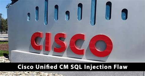 unified cm sql injection flaw let attackers execute sql queries