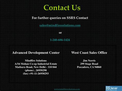 PPT Sql Server Reporting Service Ssrs Development PowerPoint Presentation ID