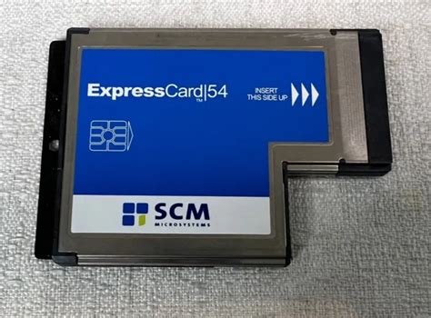 HP SCM EXPRESSCARD IC Smart Card Reader Laptop Express MM SCR PicClick CA
