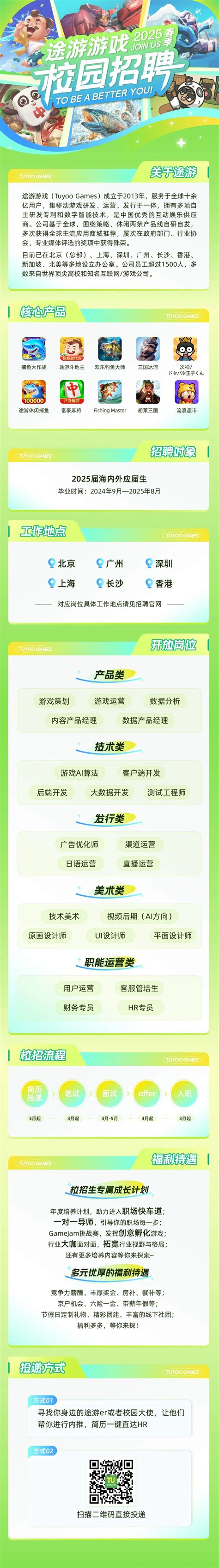 在线途游北京科技有限公司2025校园招聘 海投网