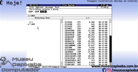 O Sistema Operacional Ibm Pc Dos De 1981 Mcc Museu Capixaba Do Computador