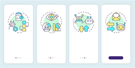 Criteria For Rpa Onboarding Mobile App Screen Automation Walkthrough 4 Steps Editable Graphic