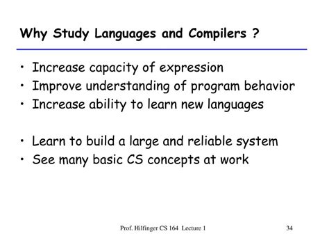 Introduction to Programming Languages and Compilers - ppt download