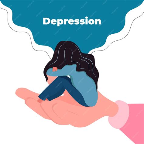Female Depression Clipart