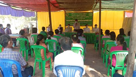 အုတ်တွင်းမြို့နယ်တွင် အသက်မွေးဝမ်းကျောင်း အထောက်အကူပြု ဝါးအခြေခံဖျာချော ရက်လုပ်ခြင်း သင် တန်းအမ