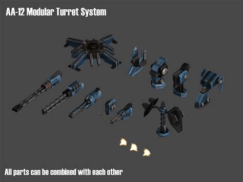 [new Release] Aa 12 Modular Turret System Community Showcases Unity Discussions