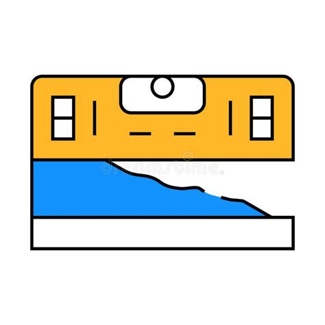 Building Level Icon Color Illustration Stock Illustration Building Level Icon Color Illustration Stock Illustration