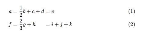 spacing is there a good equivalent to eqnarray that allows custom