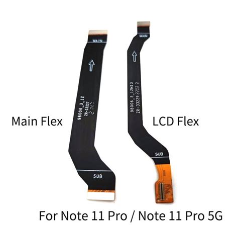For Xiaomi Redmi Note S T E Pro Plus G Main Board Connector USB Board LCD Display Flex