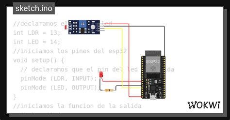 LDR Wokwi ESP STM Arduino Simulator