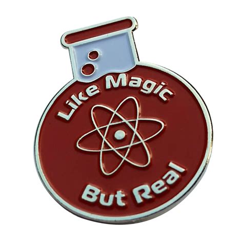 Science Like Magic But Real Lapel Enamel Pin Vicedeal