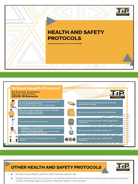 Safety School Health Protocols Pdf