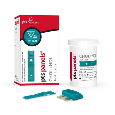 Pts Panels Chol Hdl Test Strips 25 Tests