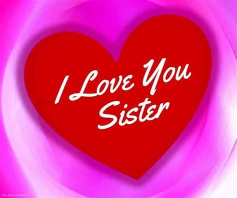 I Love You Sister Photo