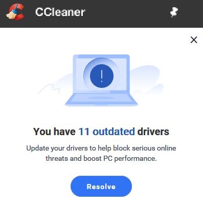 CCleaner Suggests Driver Updates Windows Forums