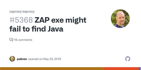 Zap Exe Might Fail To Find Java · Issue 5368 · Zaproxyzaproxy · Github