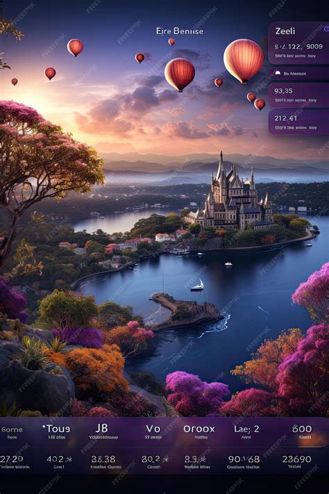 Premium Ai Image Travel Booking Platform Ui Mockup Design A Ui Mockup For A Travel Booking