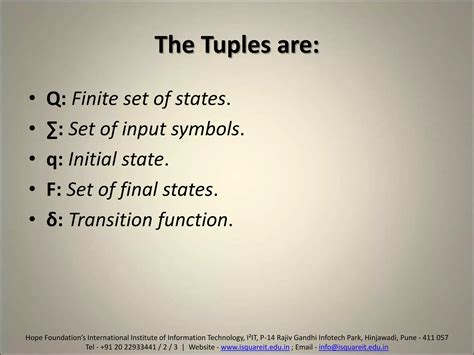 Importance Of Theory Of Computations Ppt