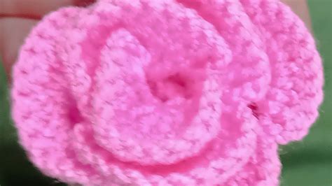 آموزش گل رز با قلاب Youtube