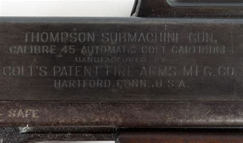 Newly Discovered Colt Thompson Serial Numbers Gordon S Quest Colt Serial S Board Photo