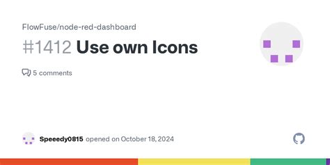 Use Own Icons · Issue 1412 · Flowfusenode Red Dashboard · Github