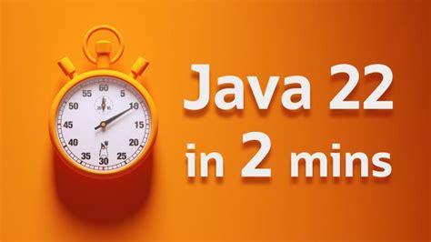 Mohamed Ayoub Zoubeidi On Linkedin Whats New In Java 22 In 2 Minutes