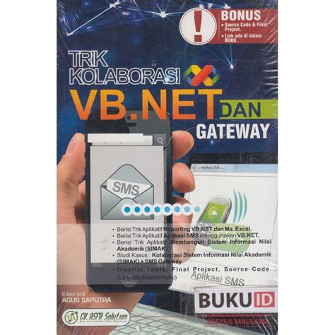 jual buku trik kolaborasi vb dan sms gateway original shopee