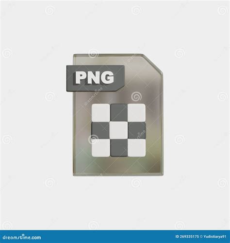 Format File Isolated On White Background 3d Illustration Stock