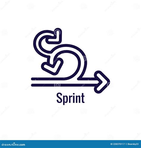 Agile Scrum Process Development Icon Stock Vector Illustration Of Methodology Agility 228370117