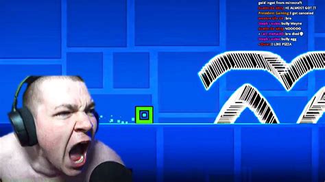 Beating The Hardest Level In Geometry Dash Youtube