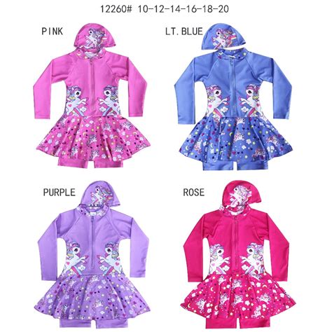 12260 Girls Swimsuit One Piece Set Shopee Philippines