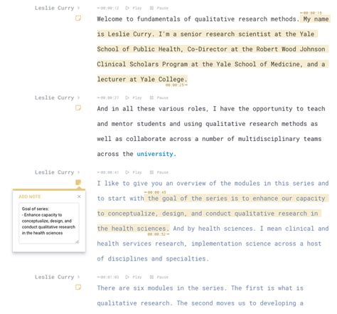 Automated Transcription Designed For Researchers Sonix