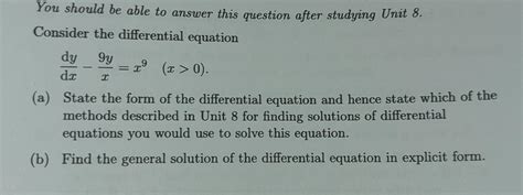 Solved You Should Be Able To Answer This Question After Chegg