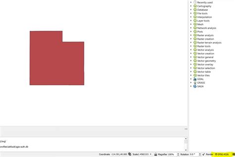 Default Projected Coordinate System Of Qgis Rqgis