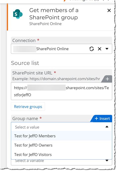 get members of a sharepoint group community